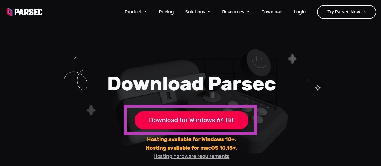 Parsec: Phần mềm điều khiển máy tính từ xa hỗ trợ chơi game